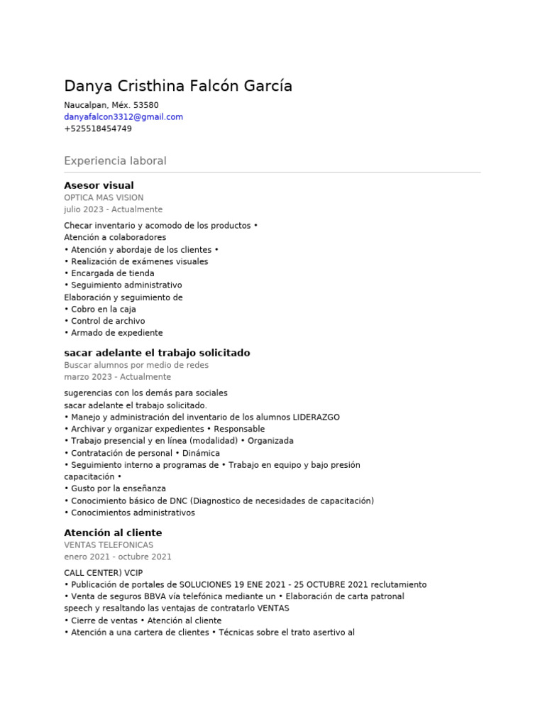 Danya Cristhina N Garc | PDF | Crecimiento personal y profesional | Arte