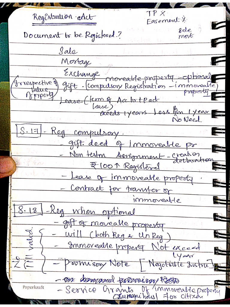 Registration Act | PDF