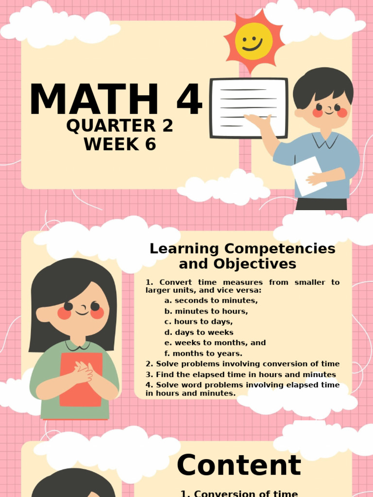 MATH 4 - Q2 - Week6 | PDF | Hour | Clock