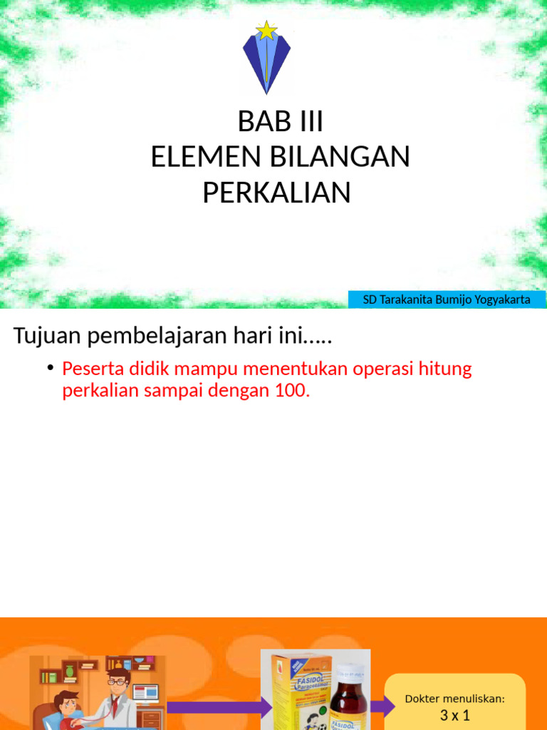 Materi Dan Tugas Bab 3 Perkalian | PDF