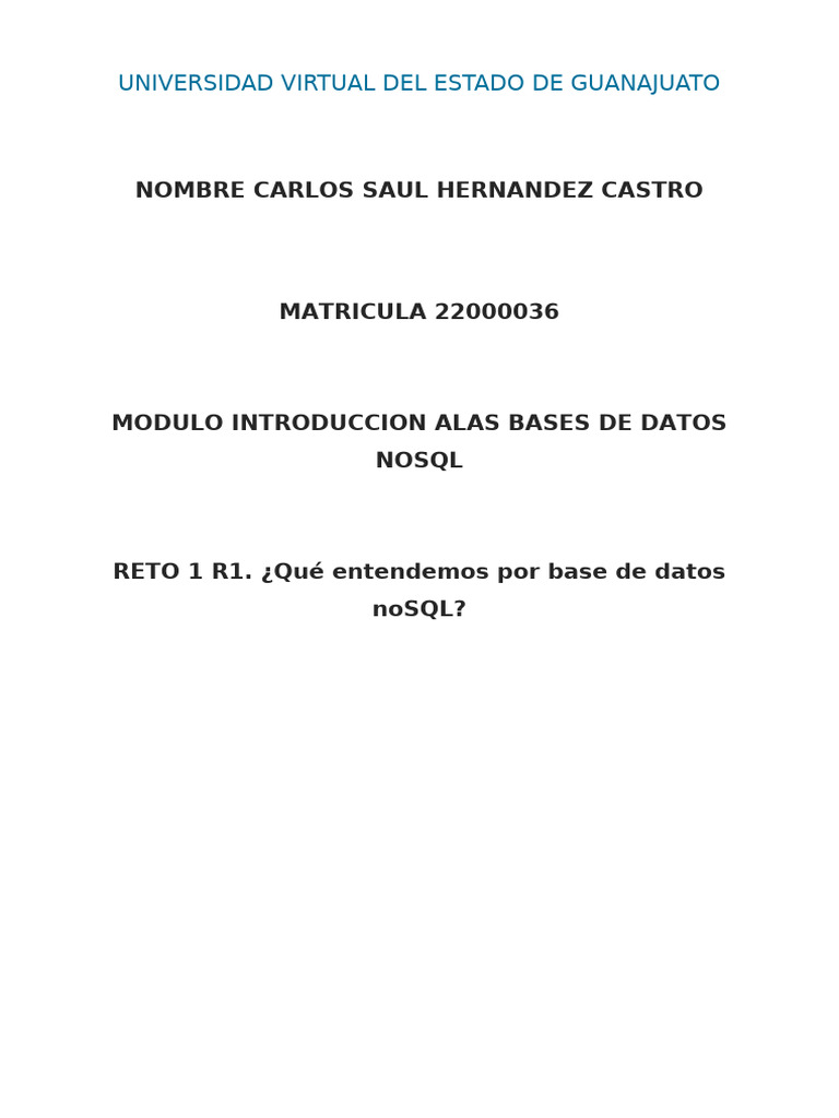 Hernandezcastro Carlos Saul - R1 - U1 | PDF