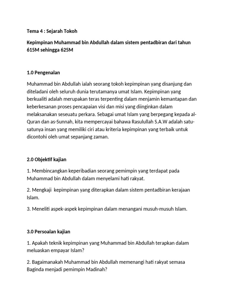 Sejarah, Proposal | PDF