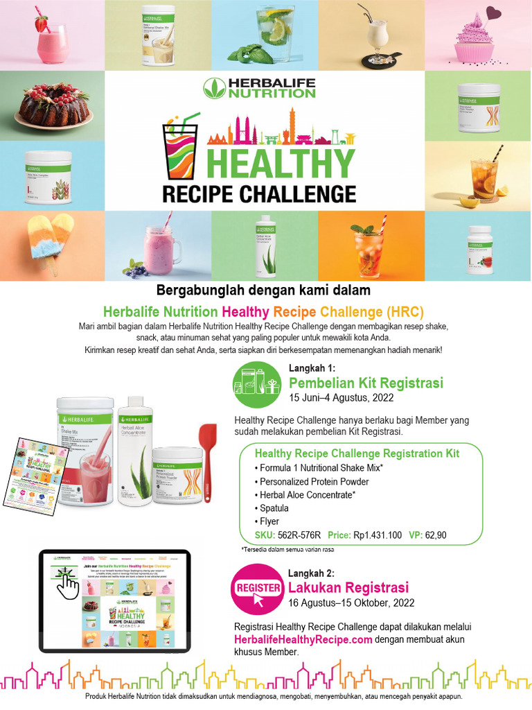 Herbalife - Healthy Recipe Challenge | PDF