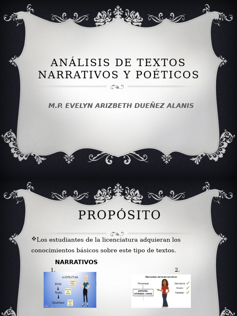 Análisis de Textos Narrativos y Poéticos | PDF | Poesía | Metro (poesía)