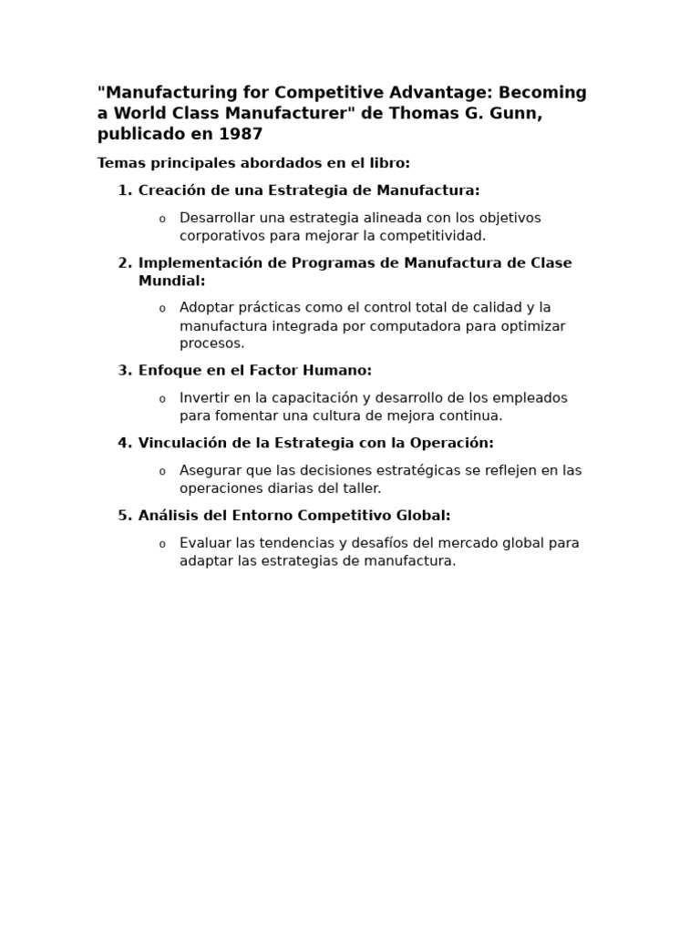 4 - MM - Manufacturing For Competitive Advantage Becoming A World Class ...