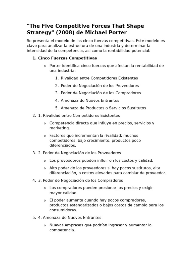 6 - MM - Michael Porter The Five Competitive Forces That Shape Strategy ...
