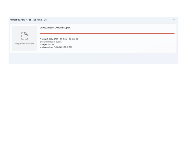 Error Printer | PDF