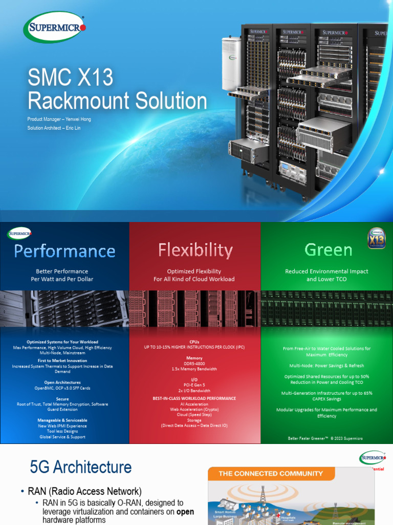 X13 Rackmount Intro For Vietnam_Yenwei | PDF | Computer Science | Computer Architecture