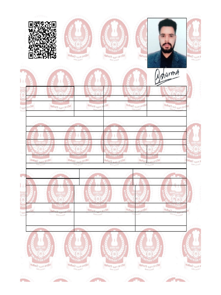 Nandu SSC CGL 2022 Application | PDF