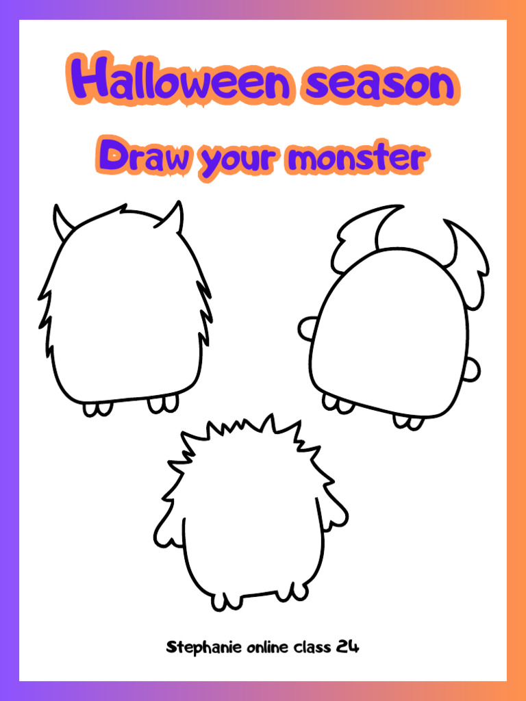 Draw Your Monster | PDF