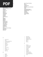 100 Flower Names in English | PDF