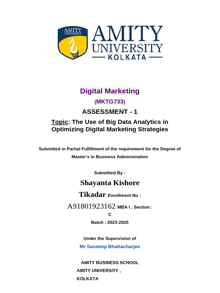 Managerial Economics Project | PDF | Analytics | Digital Marketing