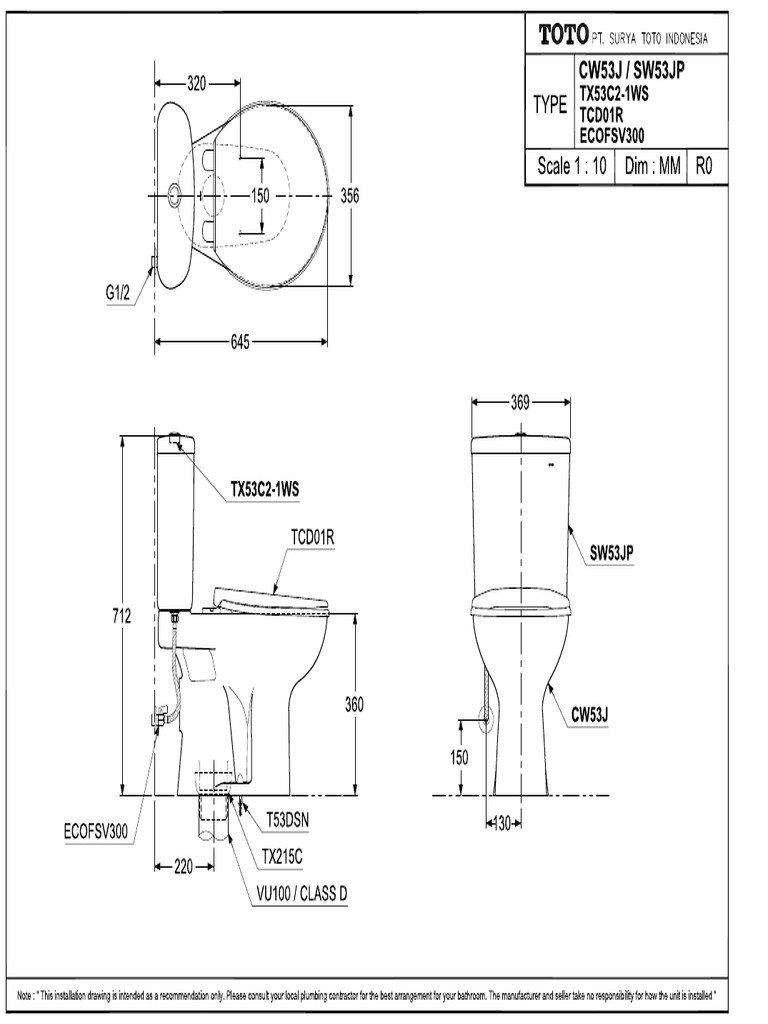 Cw53j-Sw53jp Cad - Catalog | PDF