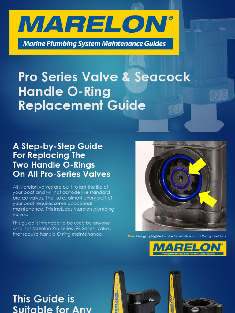 Marelon Handle O Ring Replacement Guide Optimized | PDF | Screw | Valve