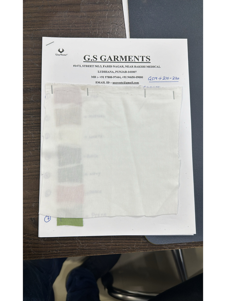 Tencil Fabric Shade Card | PDF