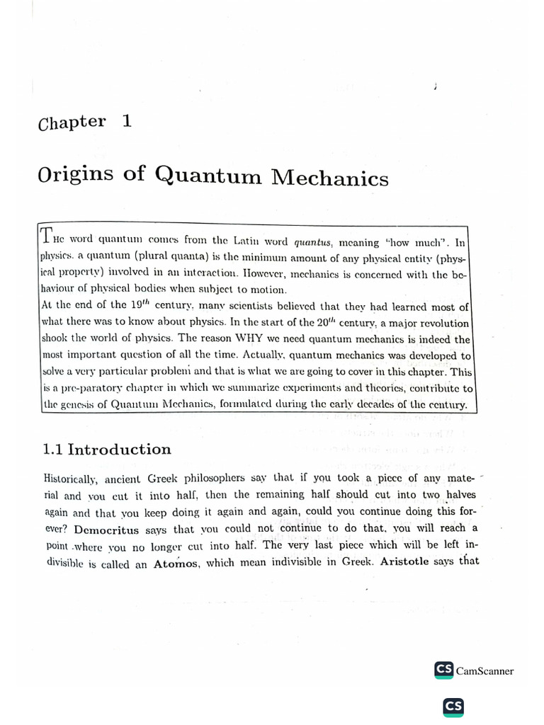 Origins of Quantum Mechanics | PDF