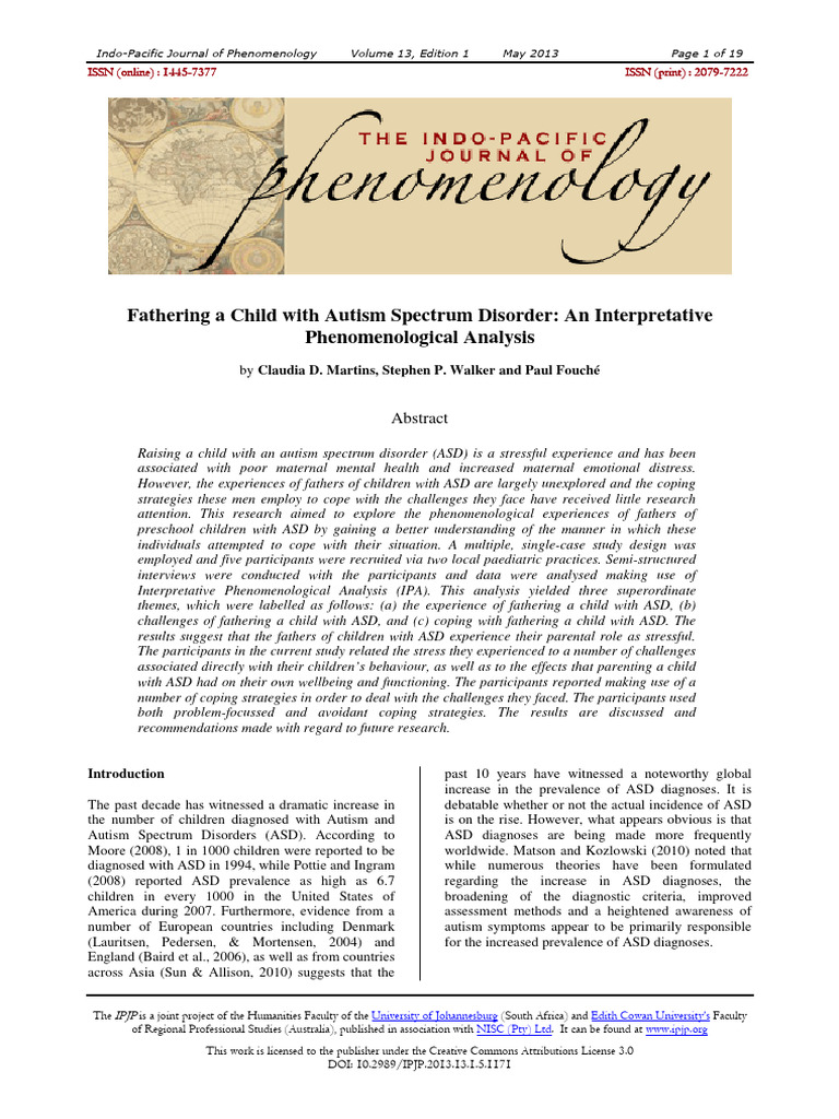 Fathering A Child With Autism | PDF | Autism Spectrum | Social Support