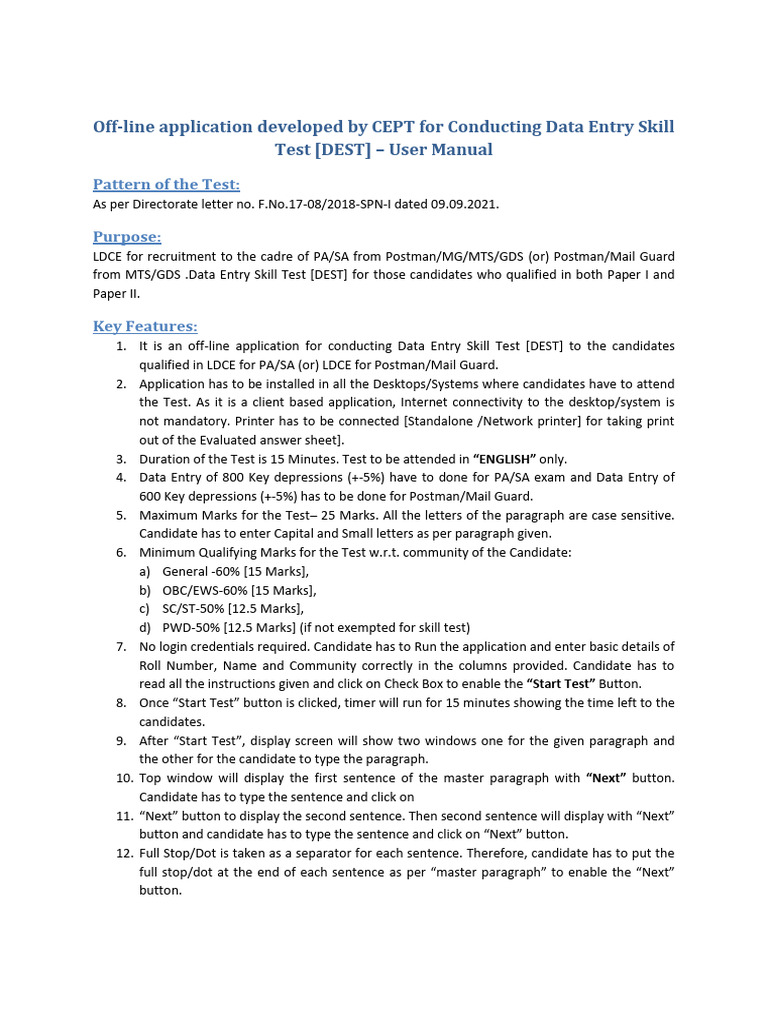 Dest Sop | PDF | Button (Computing) | Computer File