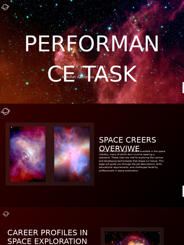 Performan Ce Task: Abdullah Aalthmere, Yousif Mufti | PDF