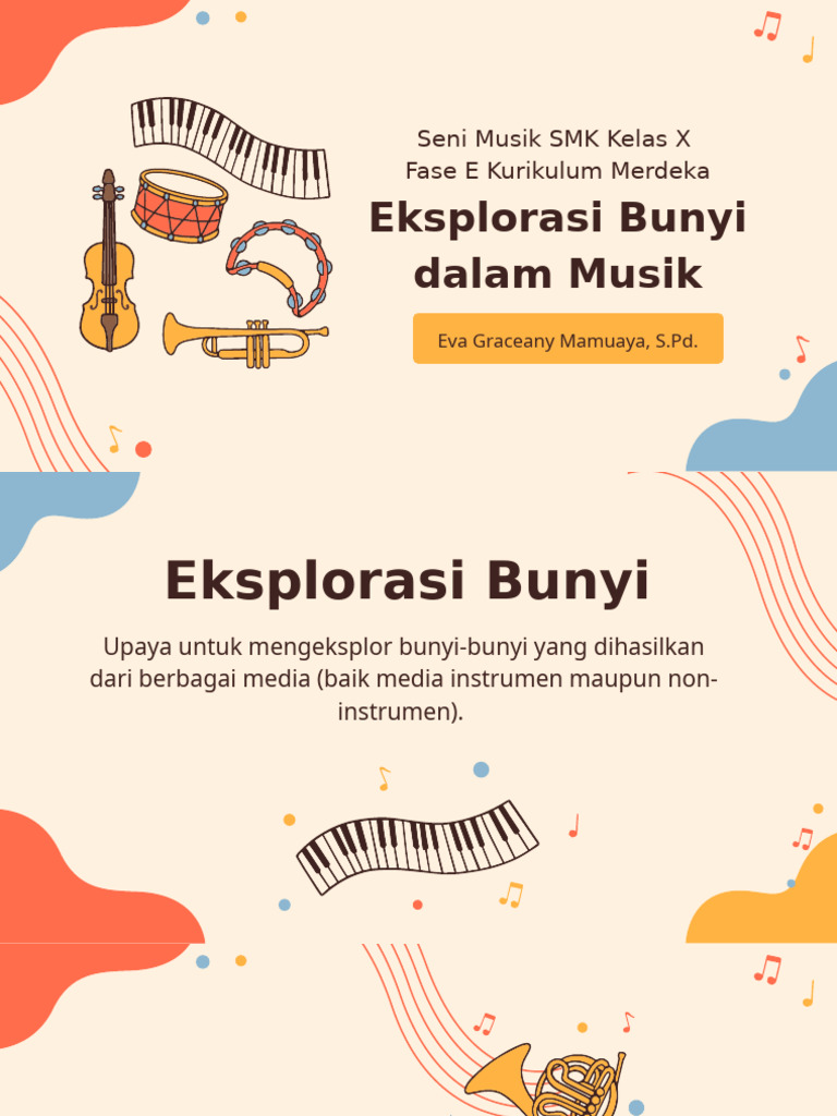 Eksplorasi Bunyi Dalam Musik | PDF | Seni