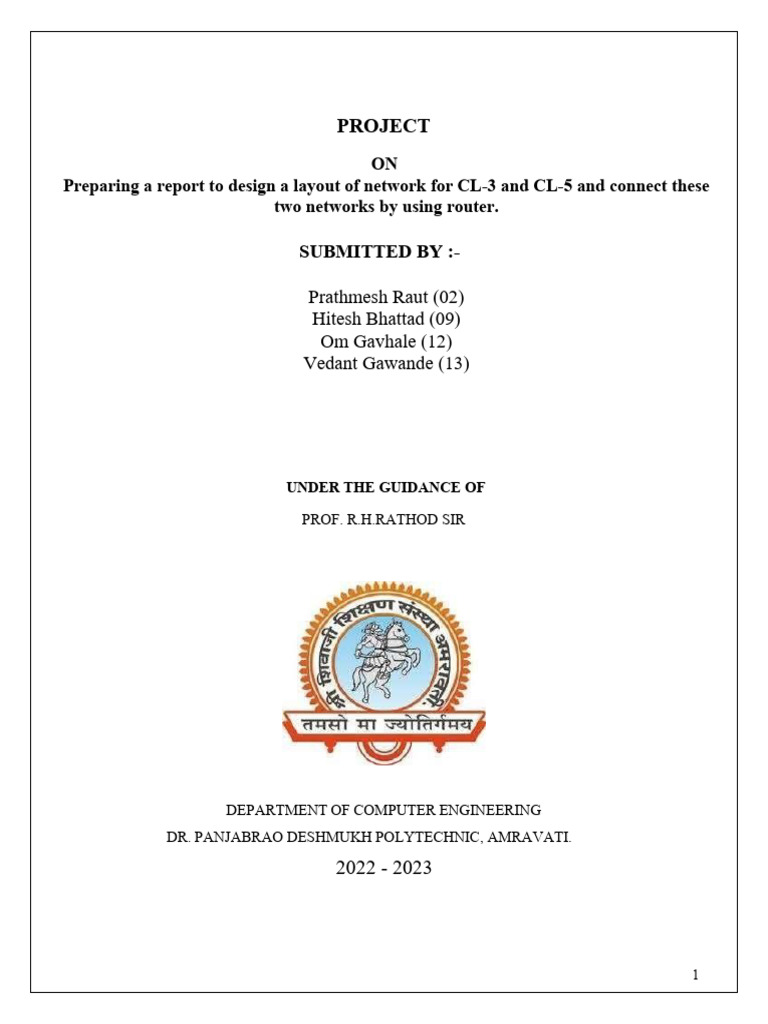 DCC Report | PDF | Computer Network | Network Topology