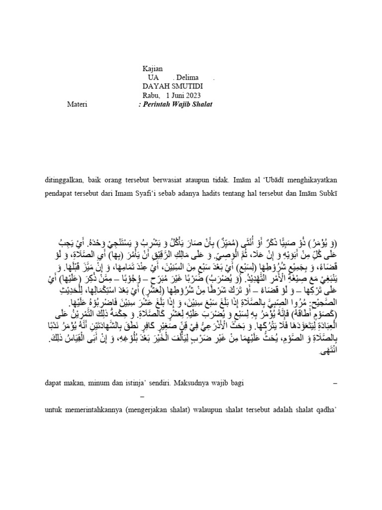 Materi Fiqh Balian-21 | PDF