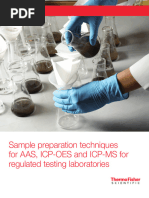 Usepa - 3051 A | PDF | Atomic Absorption Spectroscopy | Calibration