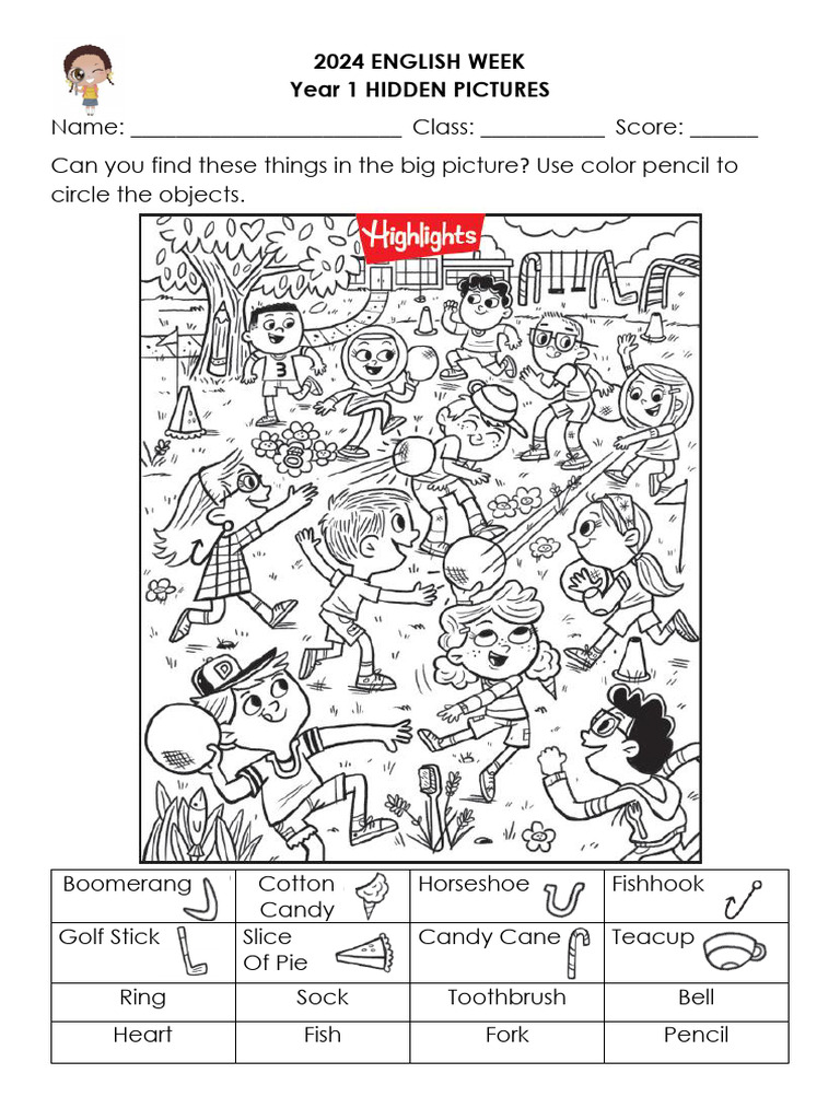 2024 Final Hidden Pictures | PDF