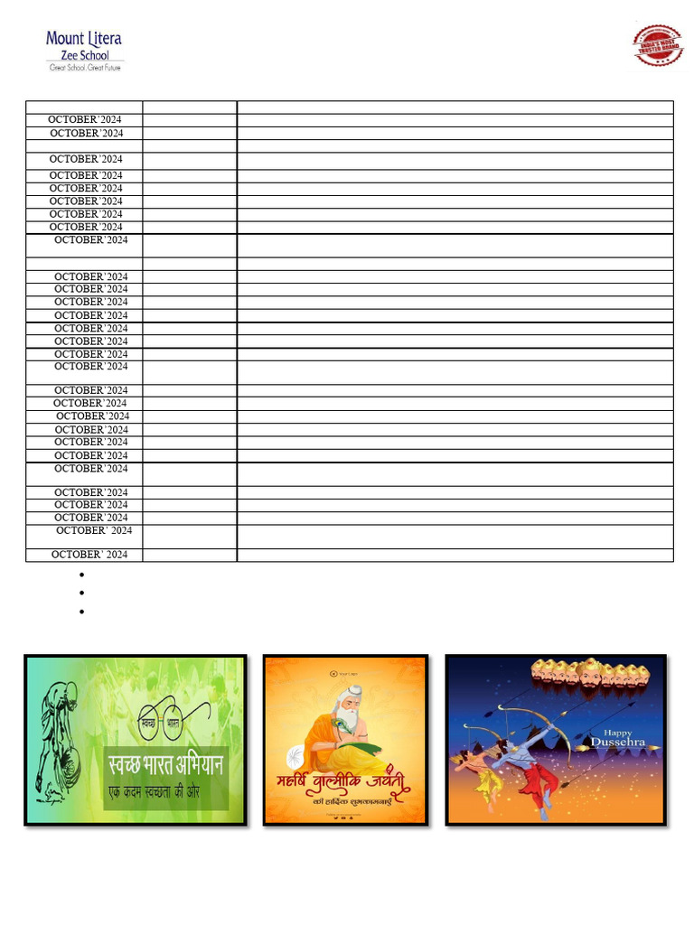 October Planner | PDF