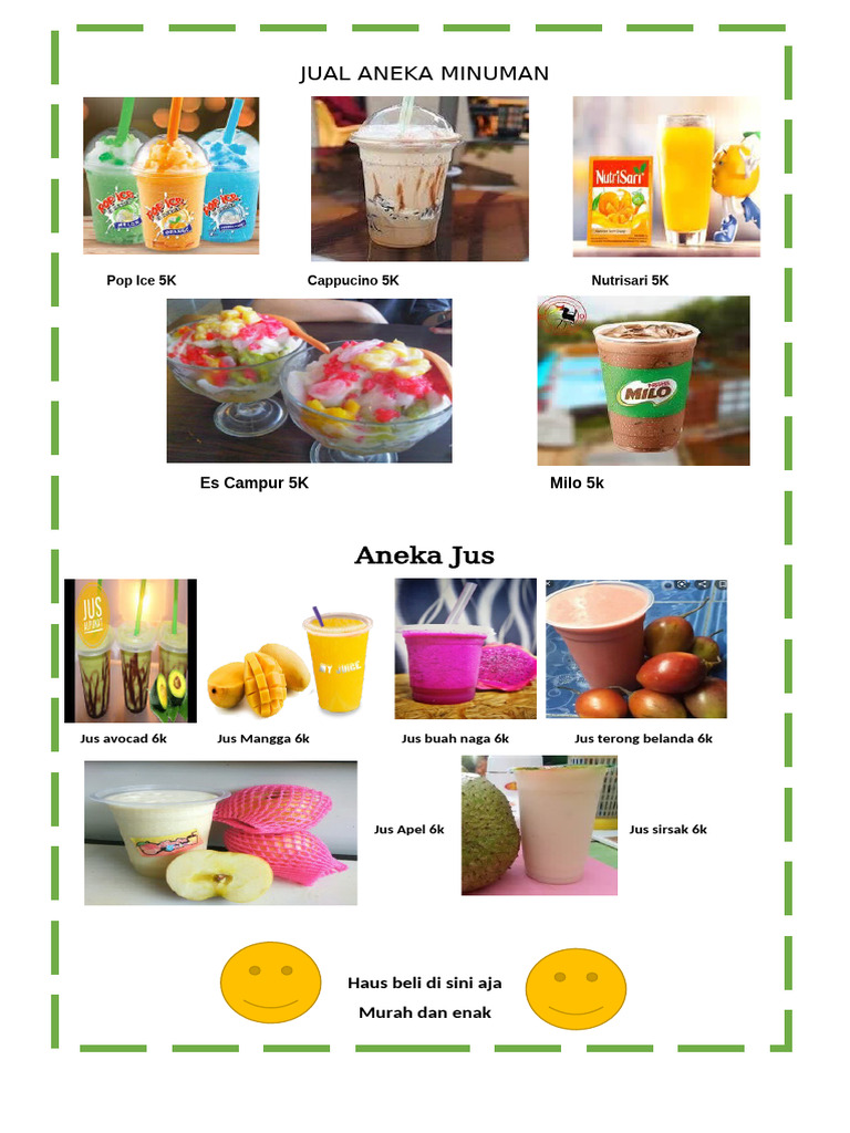 Jual Aneka Minuman | PDF