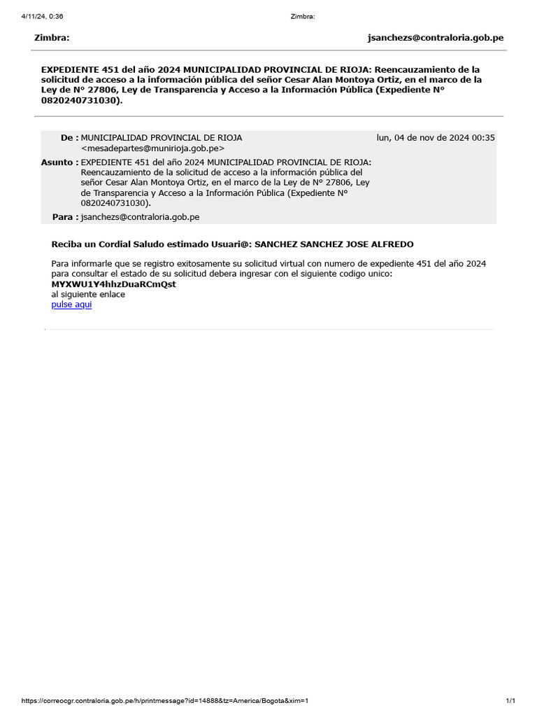 Cargo Oficio-000310-2024-Utaip | PDF