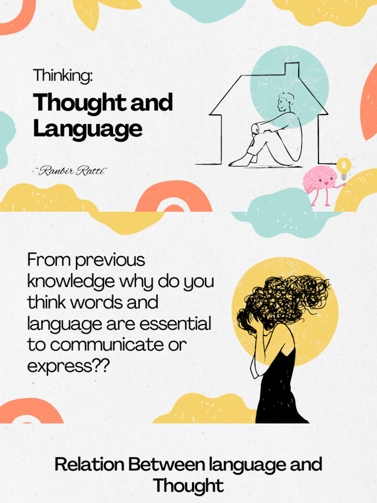 Thought and Language | PDF | Thought | Speech