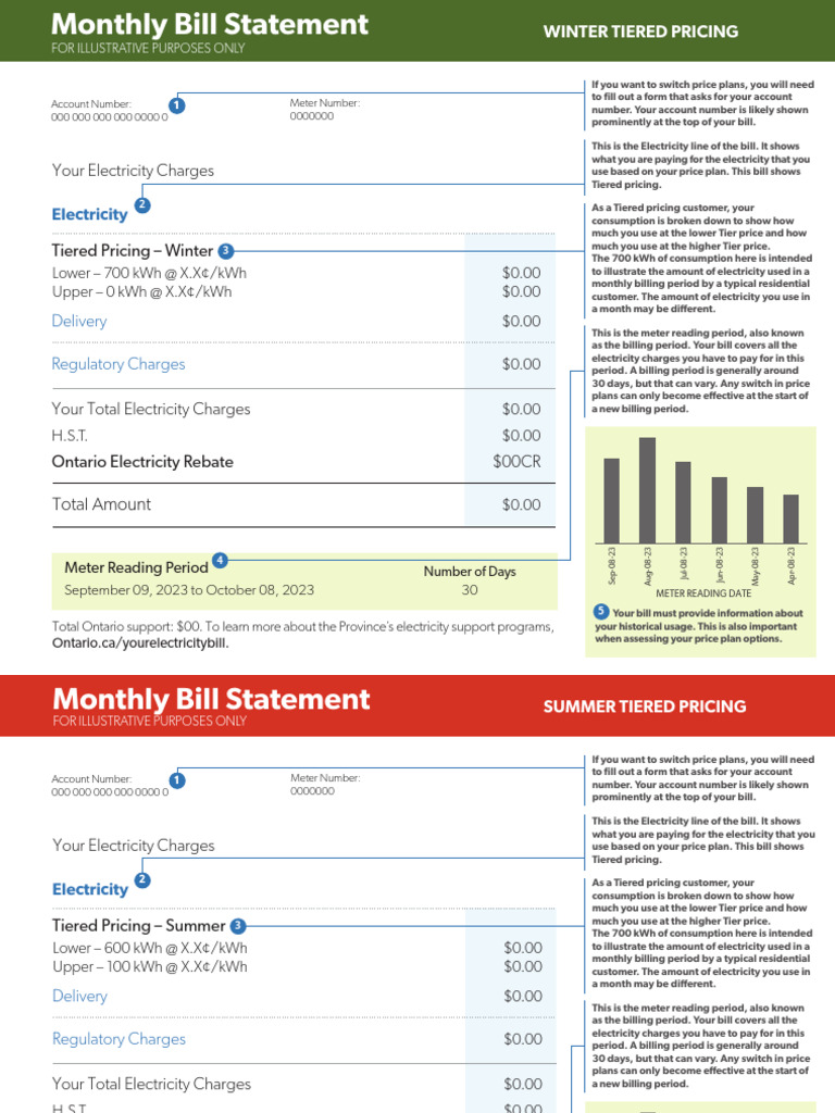monthly-statement-tiered | PDF | Pricing | Price Discrimination