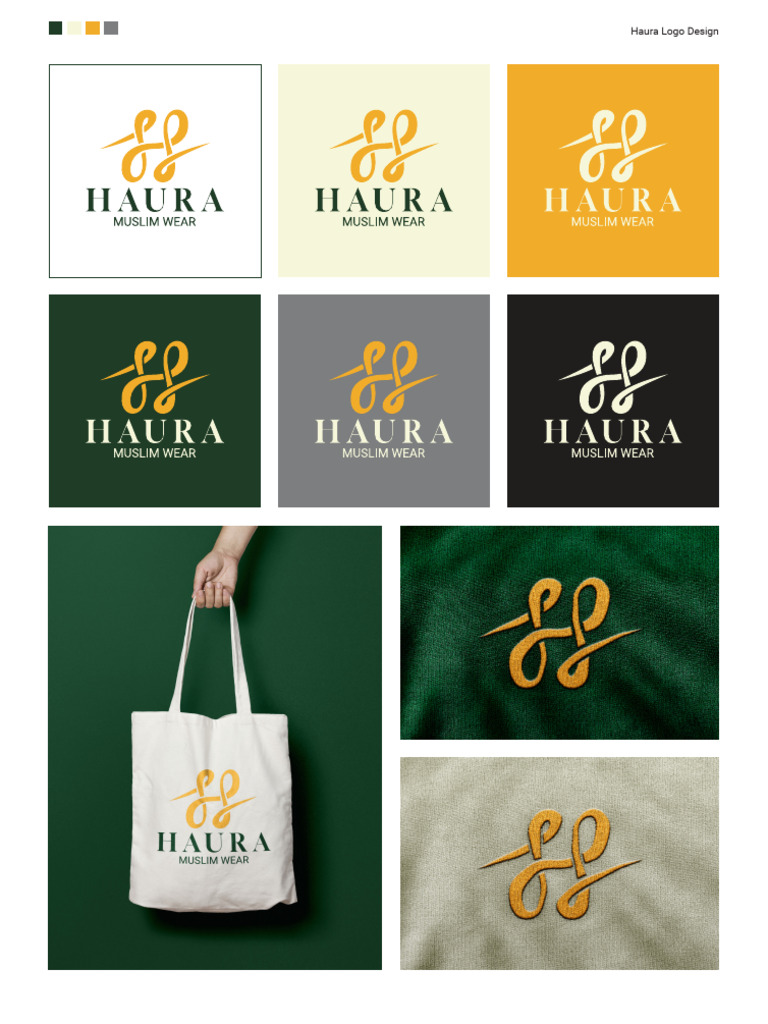 Haura Logo Design Overview | PDF