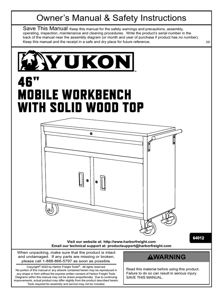 Yukon 46 in Bench | PDF