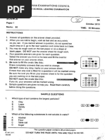 Csec Integrated Science Paper 1 2023 | PDF