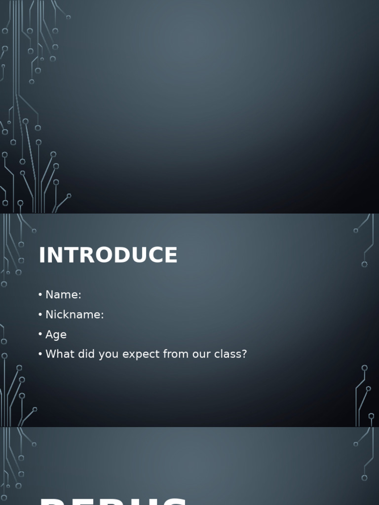 Lesson 0 - Orientation | PDF