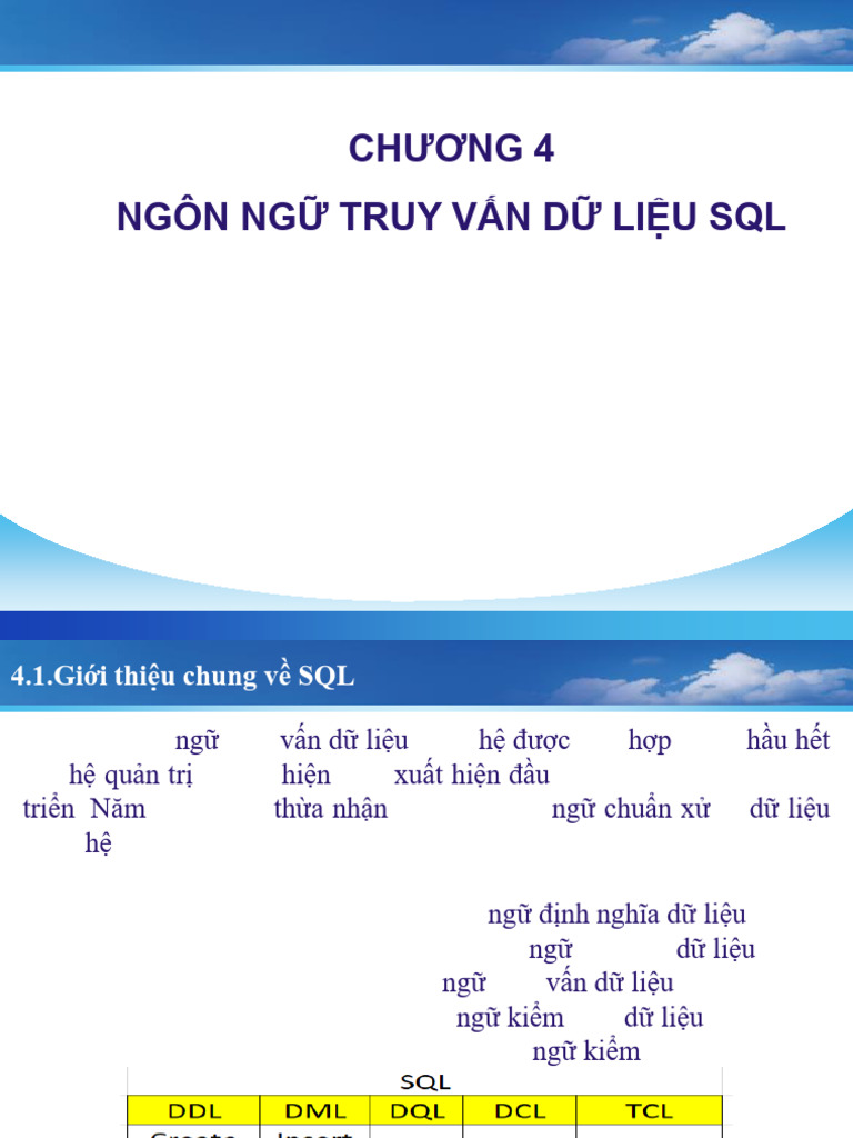Chapter4_SQL | PDF