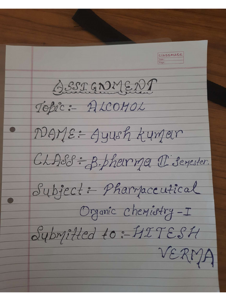 Assignment Organic | PDF