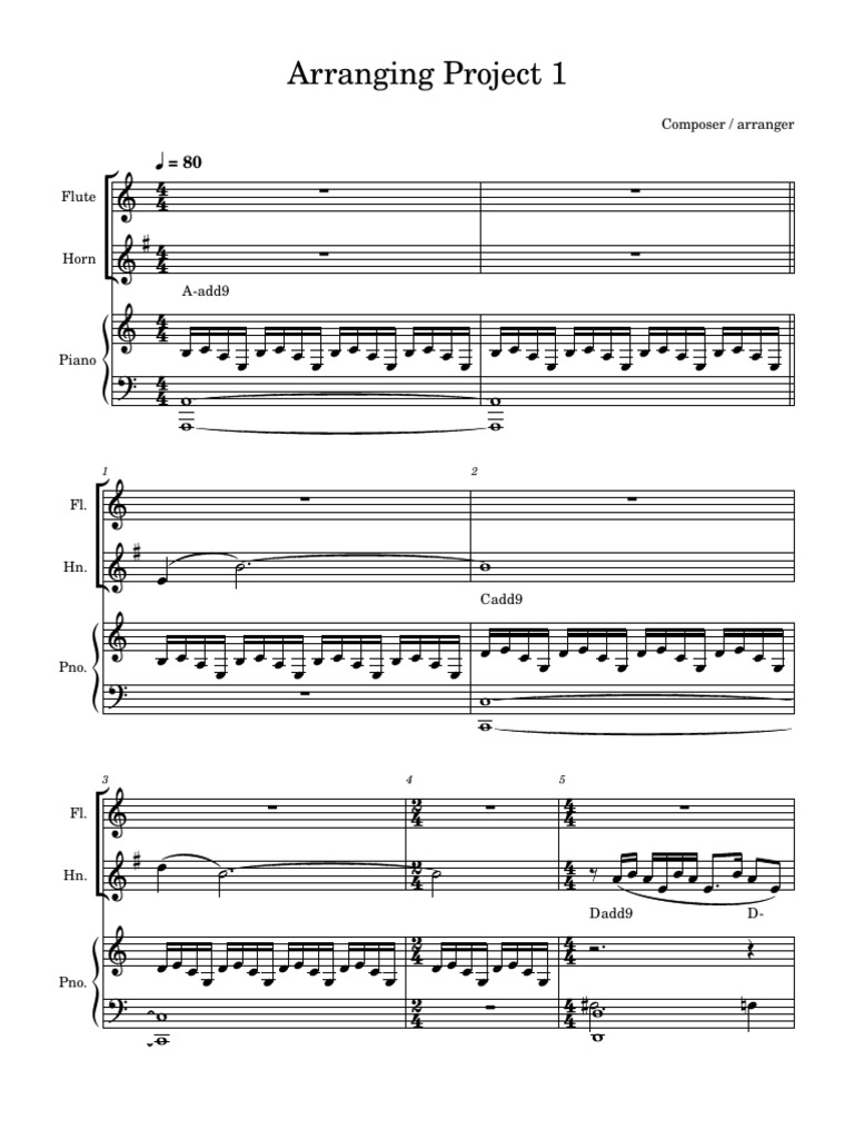 Arranging Project 1 P1 Pdf