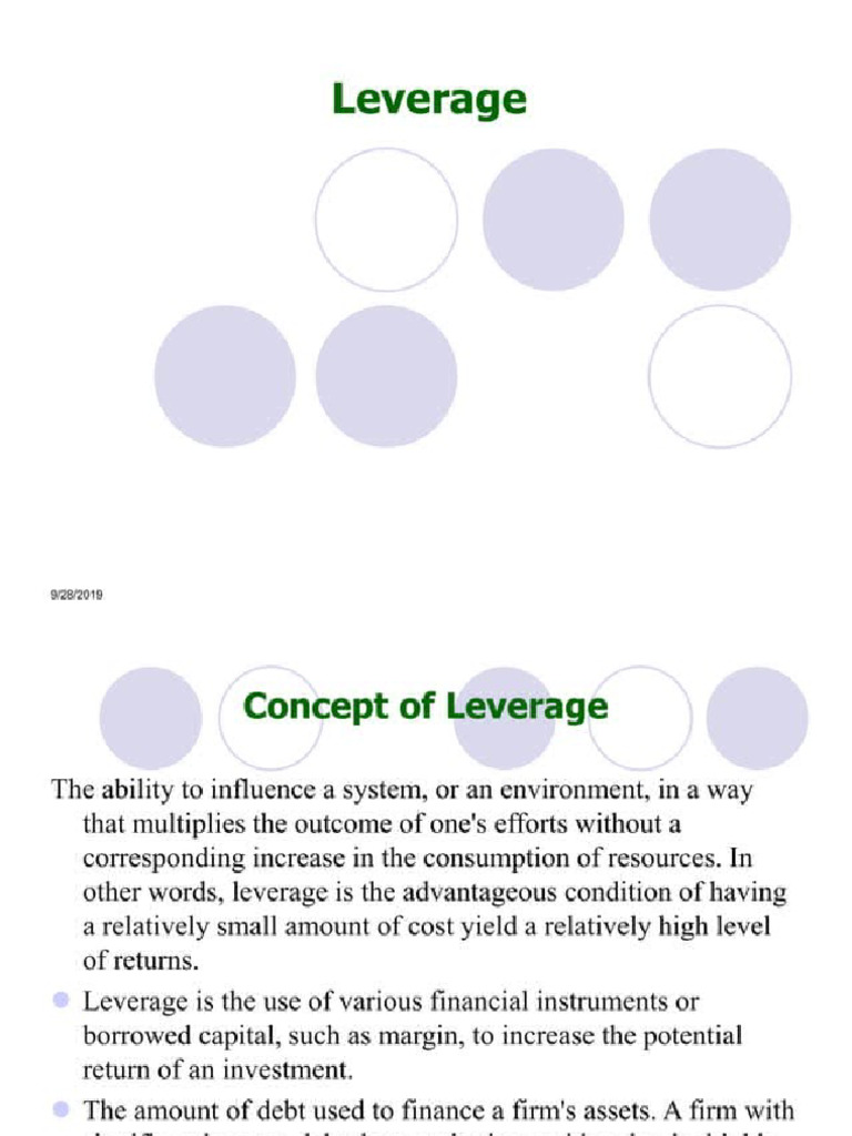 Leverage | PDF