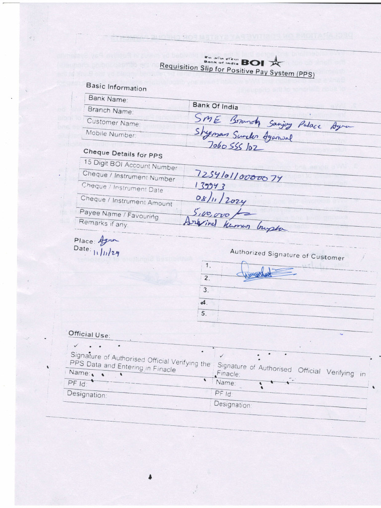 Sacn Copy of PPS Form | PDF | Law