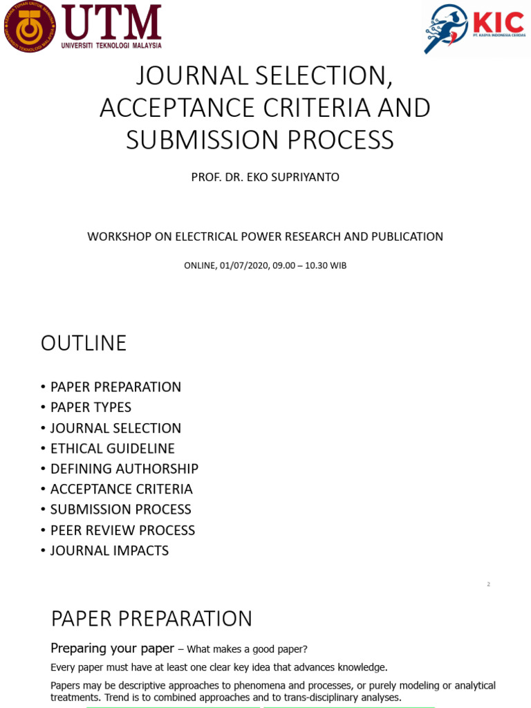 Journal - Selection For Ip | PDF | Academic Journal | Peer Review