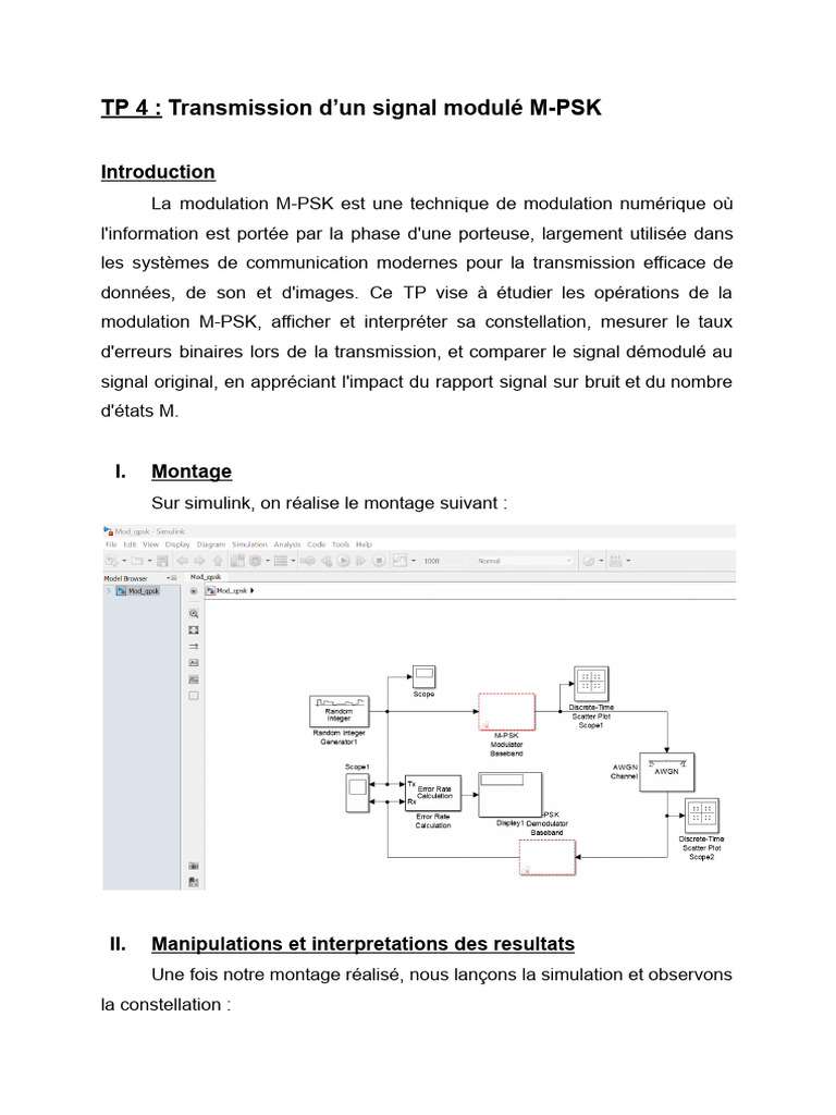 TP4 Transmission | PDF | Modulation | Électrotechnique