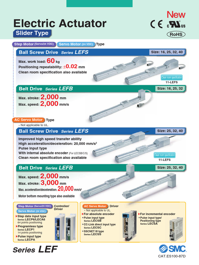 Lef 1 | PDF | Electric Motor | Servomechanism