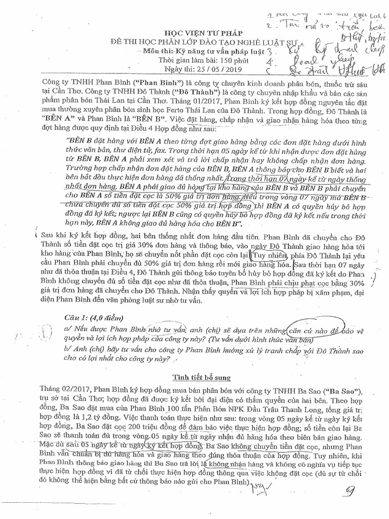 LS3 Đề số 2019 | PDF