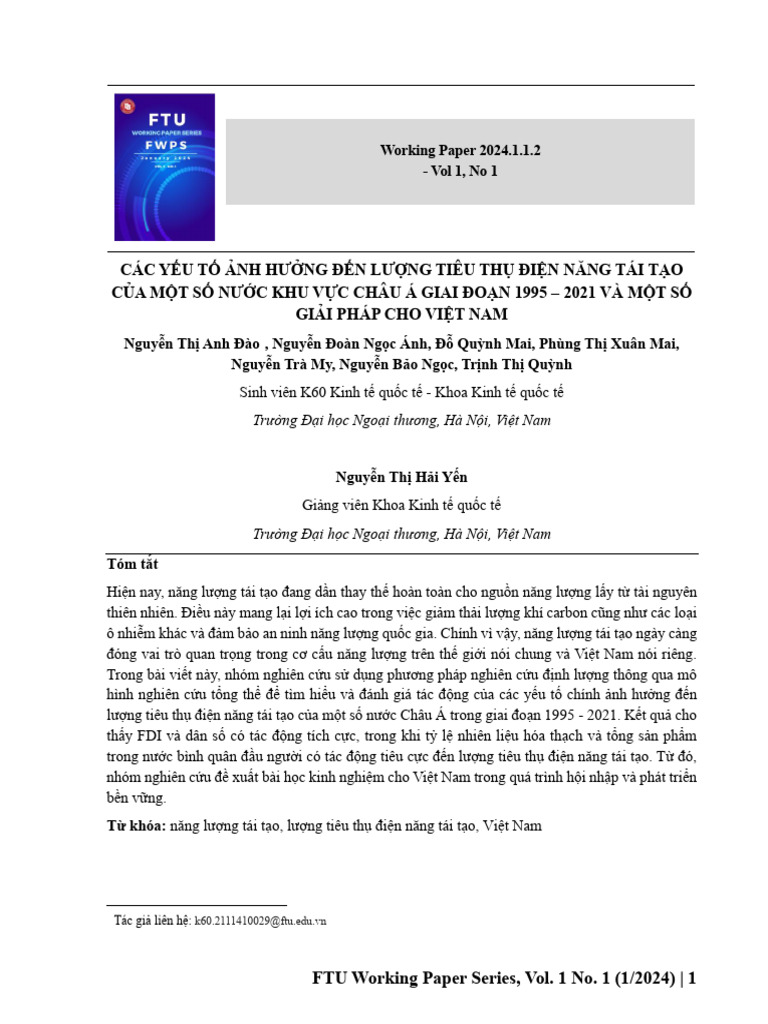 FWPS Vol 1 No 1 Paper 2 | PDF