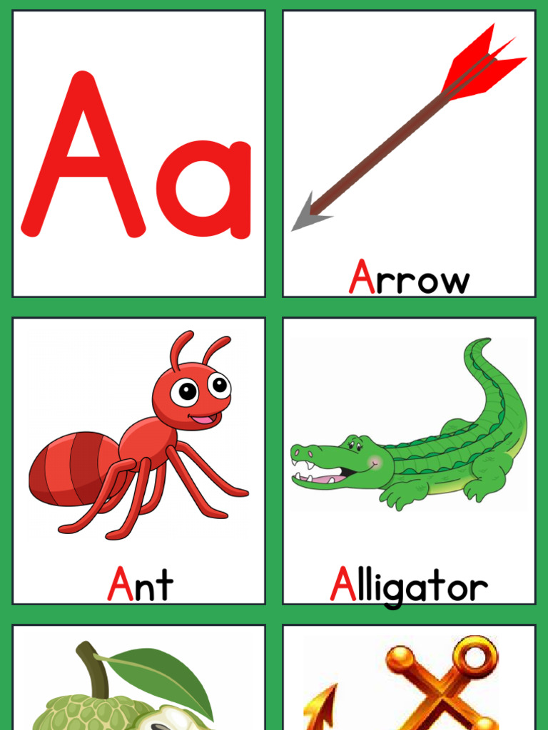 A-Z Alphabet With Names and Pictures | PDF | Young Adult