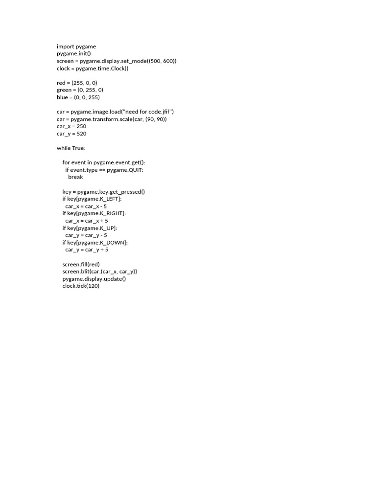 Import Pygame | PDF | Business | Technology & Engineering