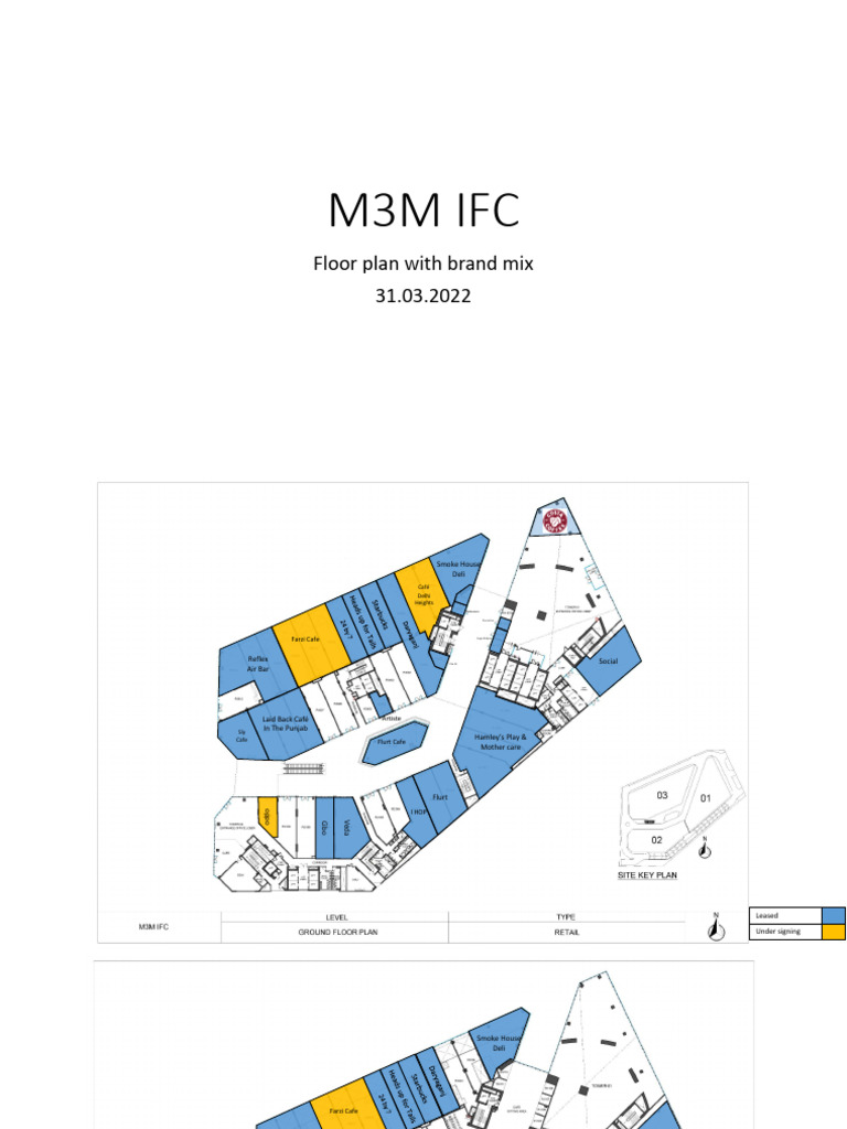 M3M IFC - Floor Plans | PDF